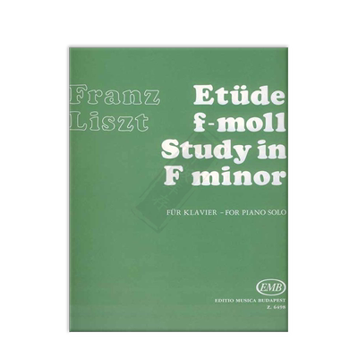 李斯特F小调练习曲钢琴