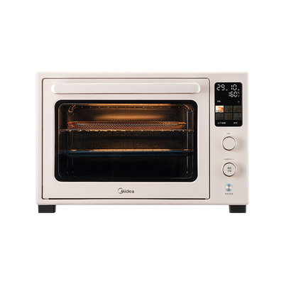 美的风炉烤箱家用烘焙专用高颜值免预热空气炸锅电烤箱一体Q40