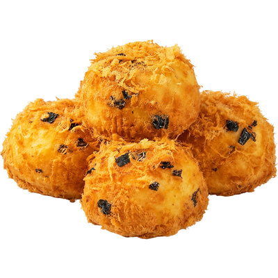 肉松海苔爆浆小贝面包早餐夹心