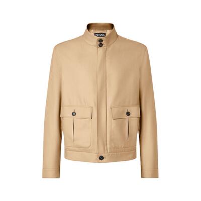 ZEGNA杰尼亚米色夹克外套