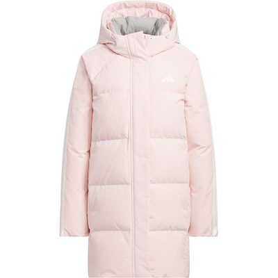 Adidas/阿迪达斯正品2025秋季款女士休闲保暖中长款羽绒服KC2484