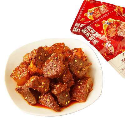 熟食即食蜀香牛筋肉60g三只松鼠