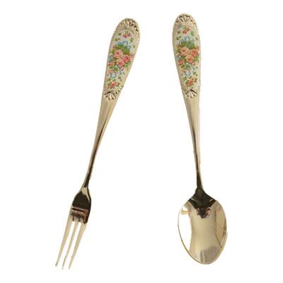 韩国进口smf英式玫瑰实心不锈钢