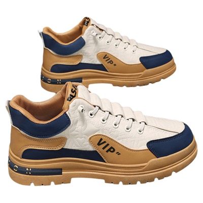 【冬季加绒加宽运动休闲男棉鞋】