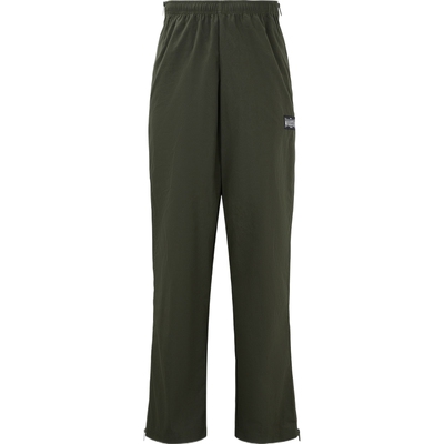 032c 男士直筒贴花棉质橄榄绿色混纺长裤