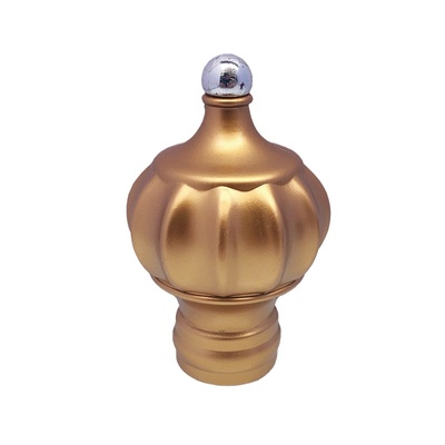 窗帘杆装饰头罗马封口加厚配件