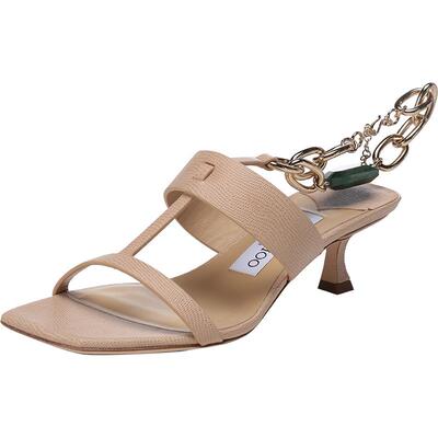 女款方头凉鞋高跟鞋JimmyChoo