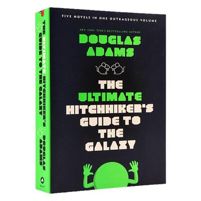 银河系搭车客指南 漫游五部曲 The Ultimate Hitchhikers Guide to the Galaxy 英文原版 科幻小说经典文学书籍