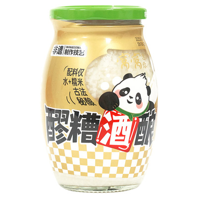 窝窝醪糟419g酒酿米酒00香醪糯米甜酒四川特产米酿原味瓶装手作