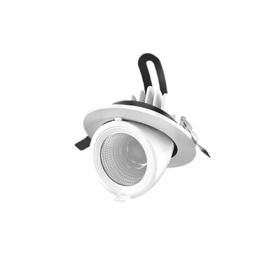 4500K象鼻射灯嵌入式服装店专用天花灯工程展厅cob聚光灯12开孔