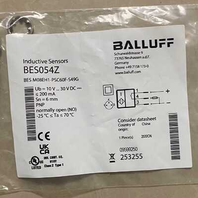 【议价-可维修】 Balluff BES054Z 接近开关 工控备件  /均有货