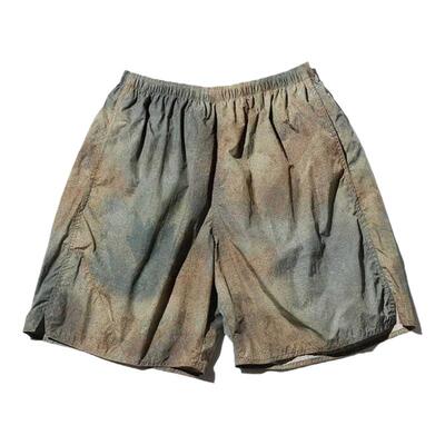 BEAMS PLUS Mil Athletic Shorts 烟熏迷彩轻质透气尼龙短裤