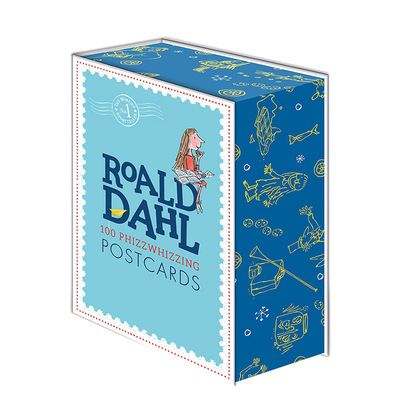 【现货】Roald Dahl 100 Postcards 罗尔德·达尔100张精美明信片 英文原版书籍进口
