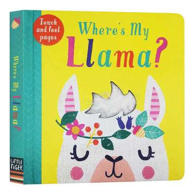 我的羊驼在哪里 英文原版绘本 Where's My Llama 英文版幼儿英语启蒙读物 睡前阅读故事书 进口原版书籍儿童全英语书