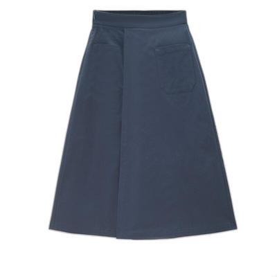 佐丹奴半松紧腰弹力棉斜搭片裙裤