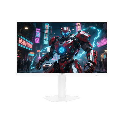 爱攻2K360HzQD-OLED白色显示器