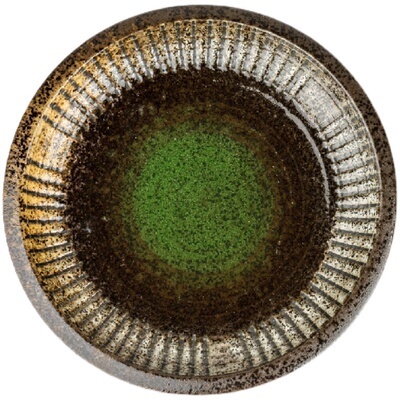 日本进口美浓烧小平碟早餐点心盘