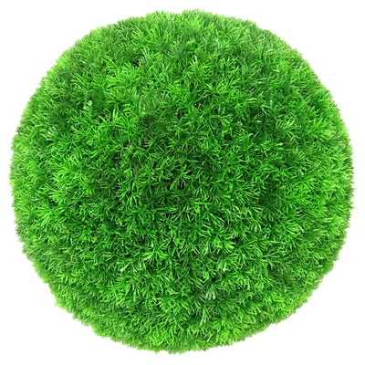 塑料吊顶装饰四头绿色植物草球