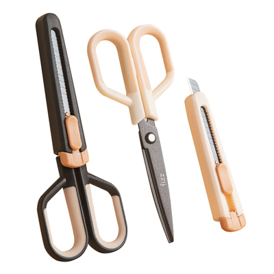 剪刀办公剪刀刻刀二合一