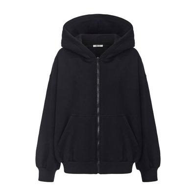 PINZHOW立体分割裁剪连帽卫衣