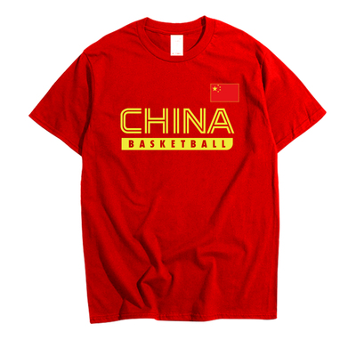 中国男篮T恤篮球CHINA国家队