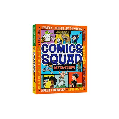 英文原版 漫画班#3Comics Squad : Detention拘留 纽伯瑞奖作8-12岁儿童英语课外阅读全彩爆笑幽默故事漫画书Random House兰登书屋