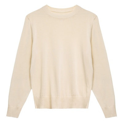 CULTUM长袖圆领T恤针织衫男纯色