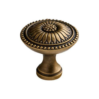 屿铜法式复古黄铜柜门拉手衣柜