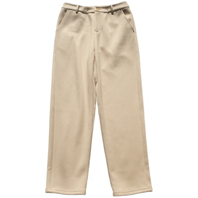 远家绒感休闲裤简约百搭合体