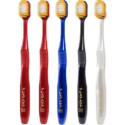 惠百施宽头进口超软毛牙刷5支