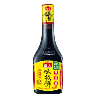 海天味极鲜380ml酿造酱油
