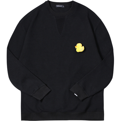 韦恩泽维尔加肥加大男华夫格卫衣