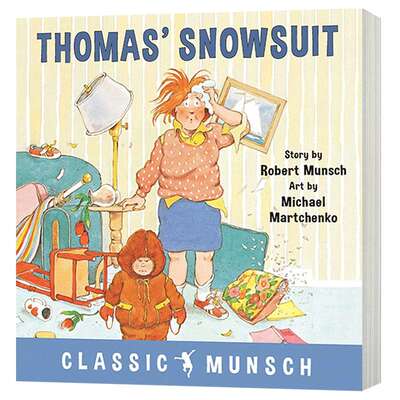 Thomas' Snowsuit 英文原版绘本 蒙施爷爷讲故事 托马斯的防雪服 英文版儿童故事图画书 进口原版英语书籍