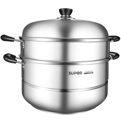苏泊尔304不锈钢多功能26cm蒸锅