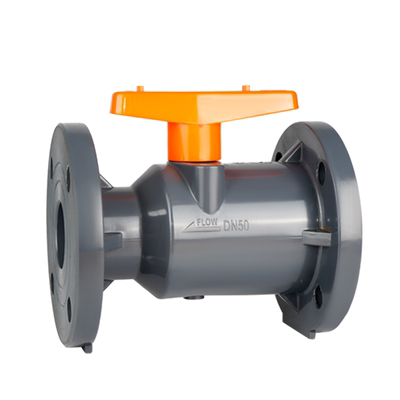 upvc法兰球阀pn16耐酸碱化工国标