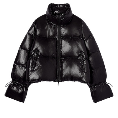 复古色系摩登设计短款羽绒服