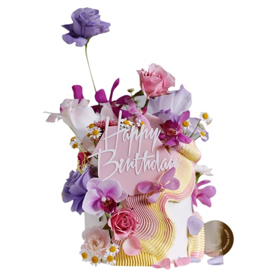 BITEOLOGY【夏日圆舞曲】新款加高生日蛋糕北京上海同城配送C262