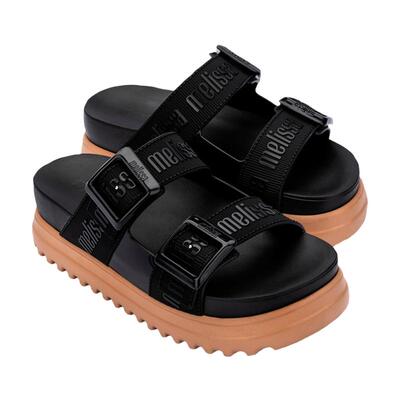 Melissa/梅丽莎COZY女士日常户外沙滩度假厚底勃肯拖鞋35977