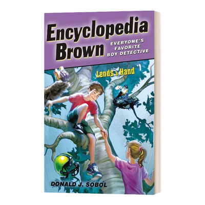 英文原版 Ency Brown Lends a Hand 百科全书小布朗 帮了小忙 英文版 进口英语原版书籍