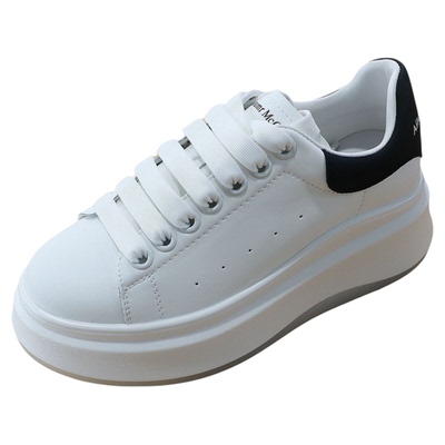 诗路花语2025秋新款真皮小白鞋