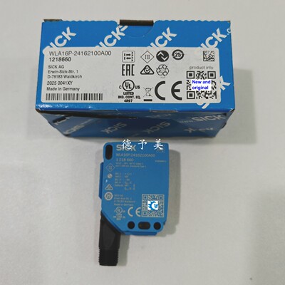 议价全新现货德国施克光电传感器WLA16P24162100A00订货号1218660