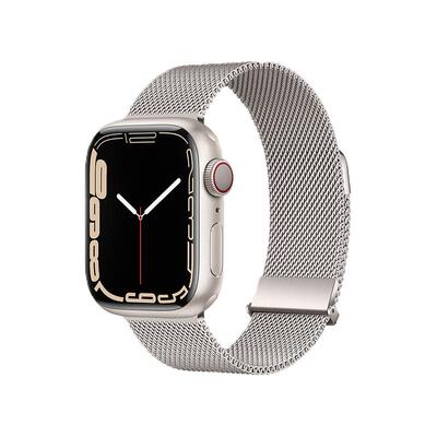 适用iwatch10表带米兰尼斯磁吸