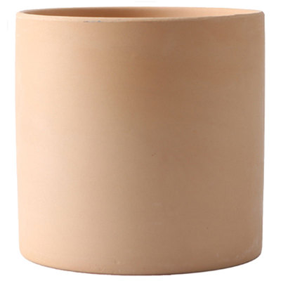 简约陶土陶瓷素烧胚透气种植花盆