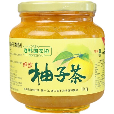 原装进口韩国农协蜂蜜柚子茶1kg