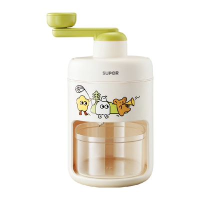 苏泊尔手动刨冰机绵密碎冰