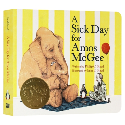 阿莫的生病日 英文原版 A Sick Day for Amos McGee 凯迪克奖绘本 爱与关怀 儿童英语启蒙纸板书 亲子阅读睡前晚安故事书 英文版