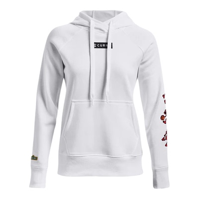 安德玛正品库里Curry Elmo Dribble女子运动连帽套头卫衣1369640