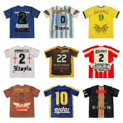 足球短袖穿搭潮流2025