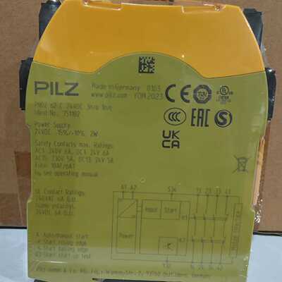 溢价-PILZ皮尔兹751102 PNOZ S2 C 24VDC