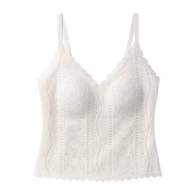 sirao常呵护法法的蕾丝保暖背心